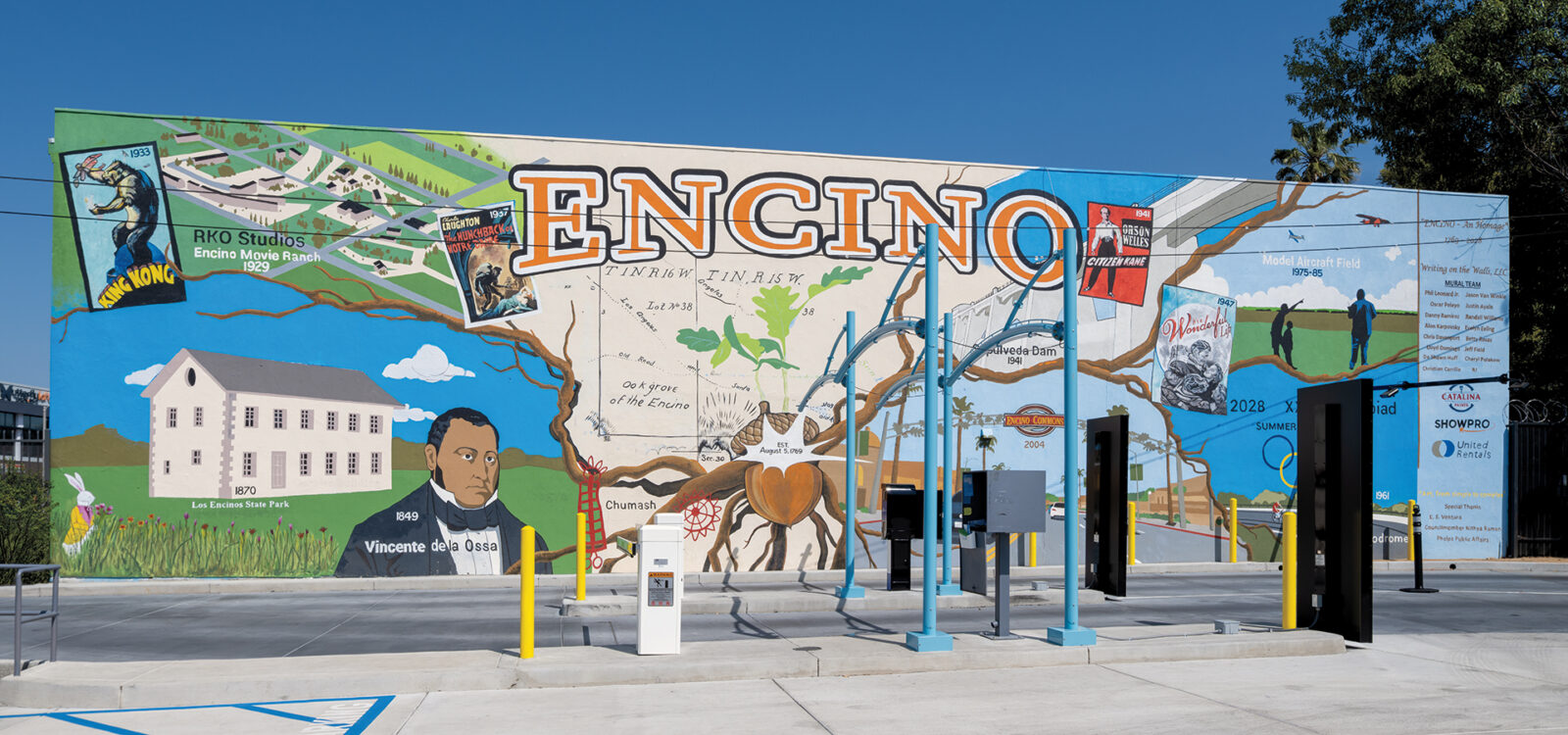 One of the Largest Murals in the Valley is a Lesson in Encino History ...